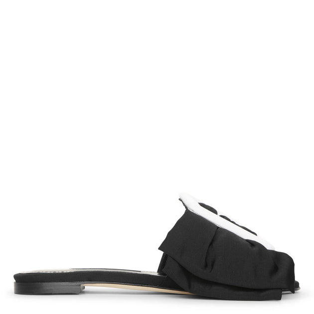 Manolo Blahnik | Flariabi flat black slides | Savannahs Manolo Blahnik | Flariabi flat black slides | Savannahs