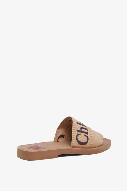 Chloé | Woody dark tan slides | Savannahs
