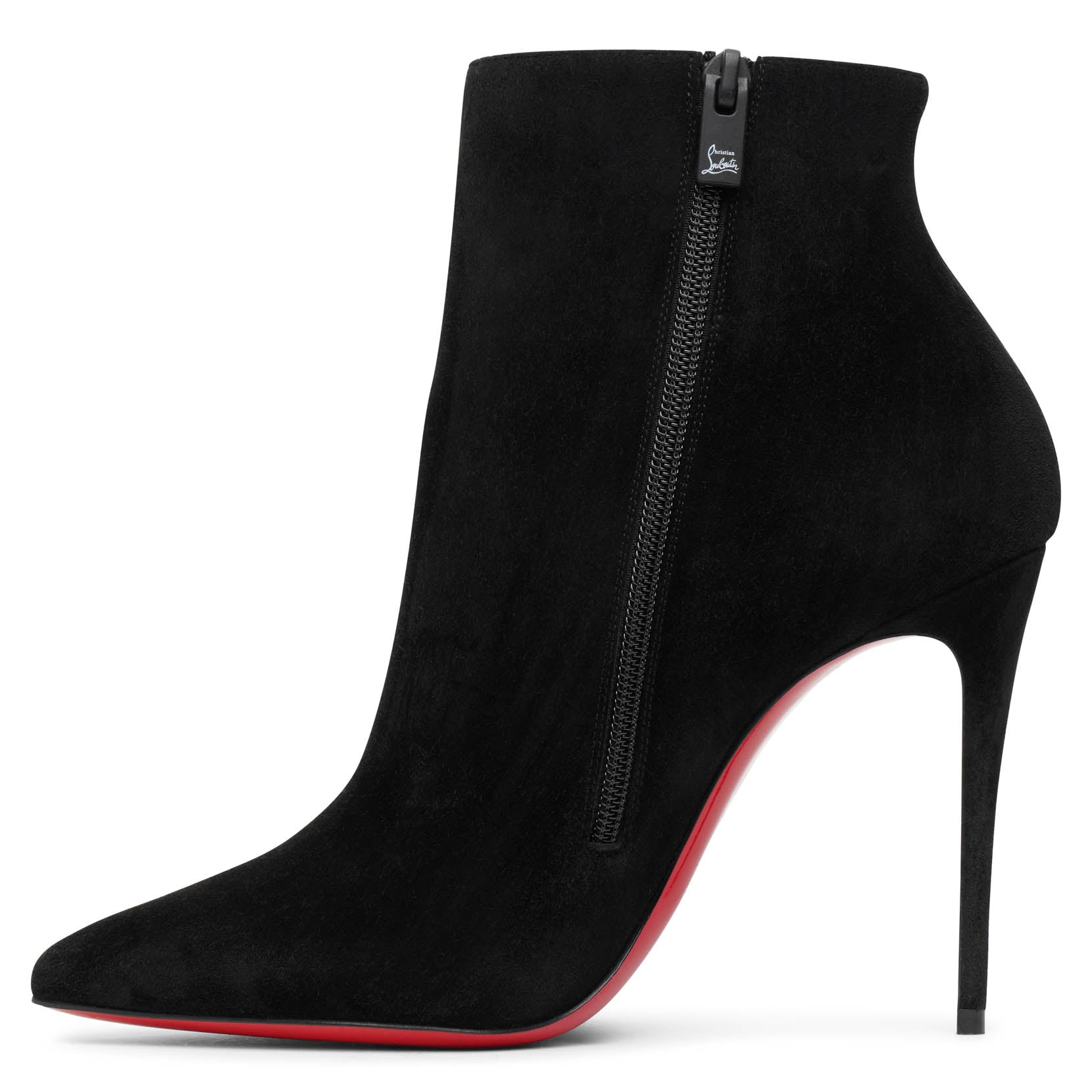 Christian Louboutin | So Kate 100 black suede ankle boots | Savannahs