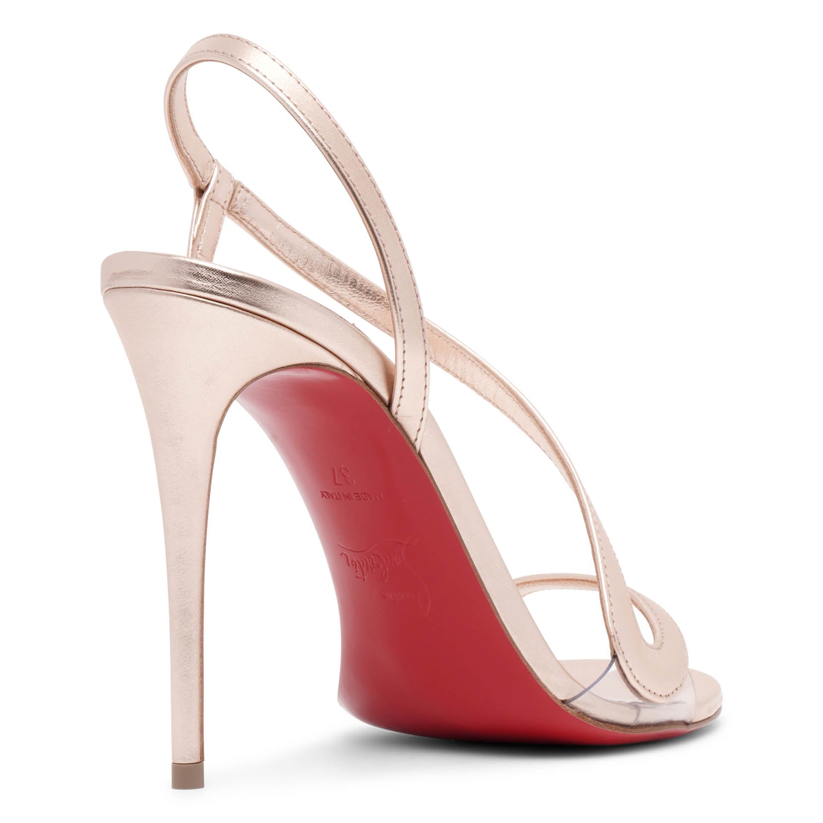 Christian Louboutin | Rosalie 100 pink metallic sandals | Savannahs