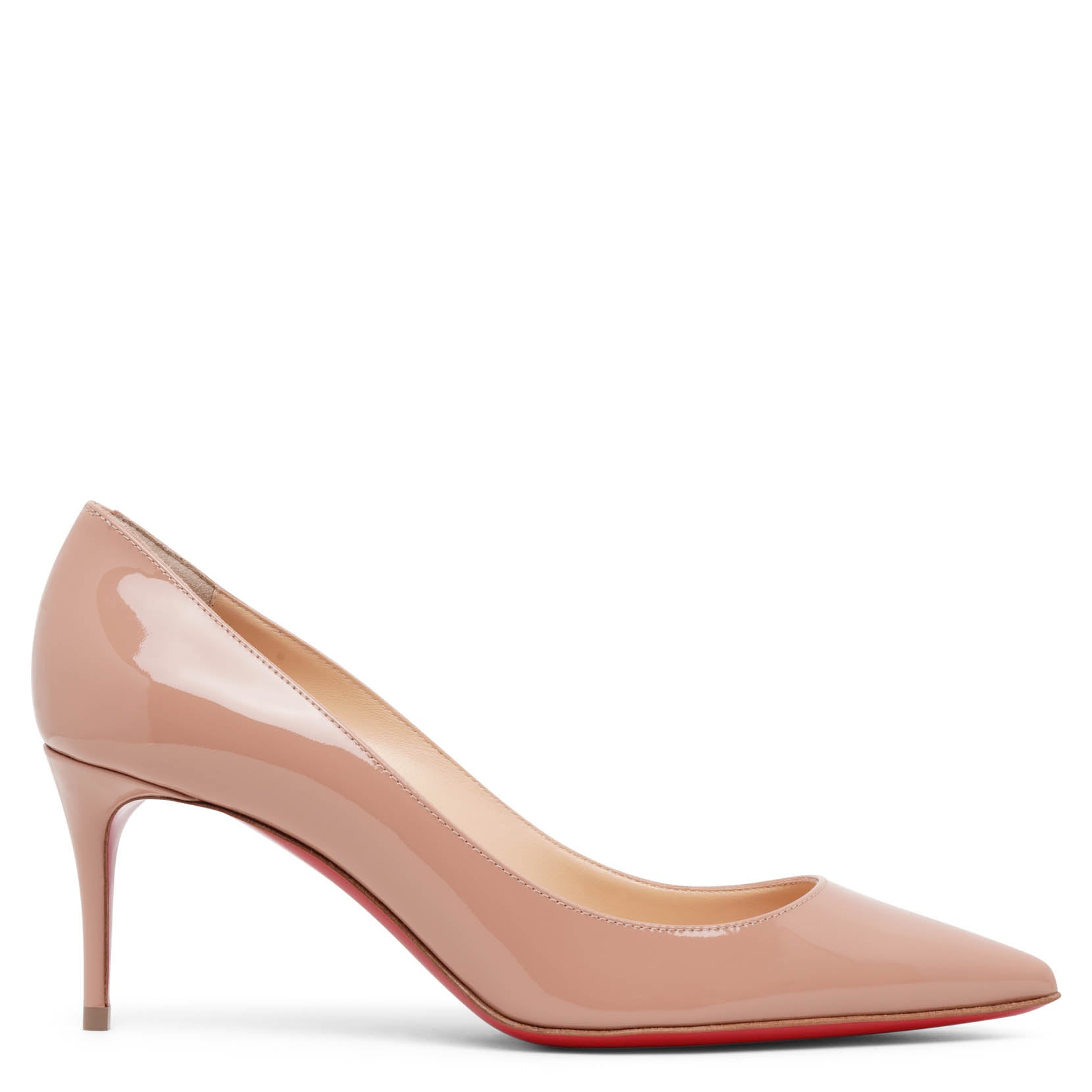Christian Louboutin | Kate 70 beige patent pumps | Savannahs