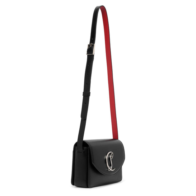 Christian Louboutin | Loubi54 small black leather crossbody bag | Savannahs