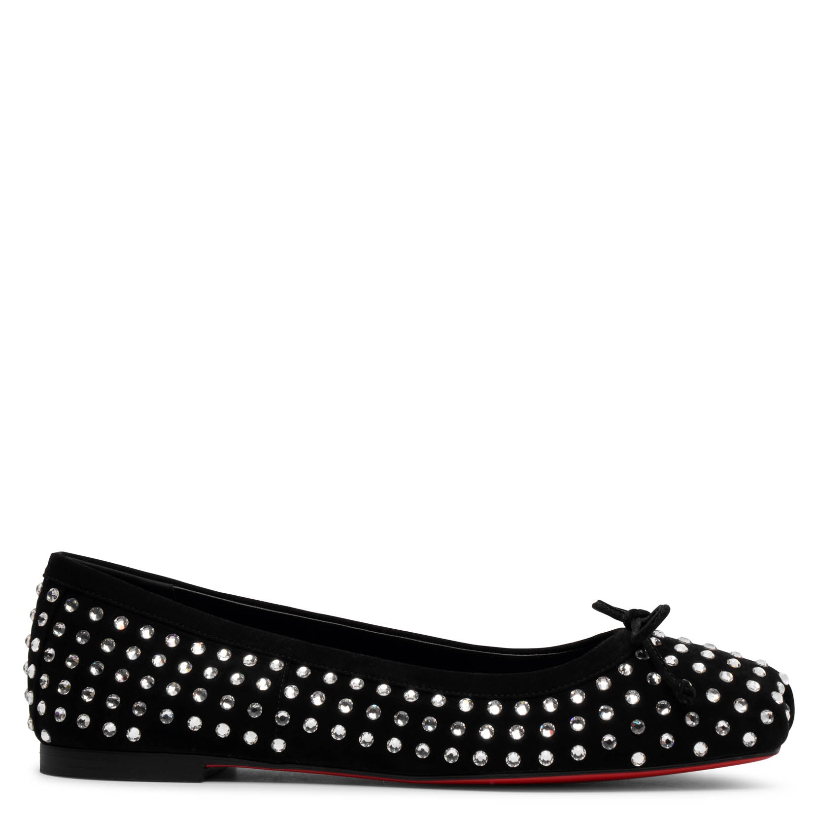 Christian Louboutin | Mamadrague black strass ballerina | Savannahs