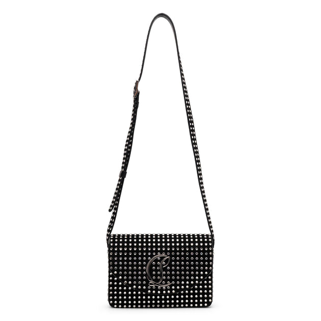 Christian Louboutin | Loubi54 small black strass crossbody bag | Savannahs