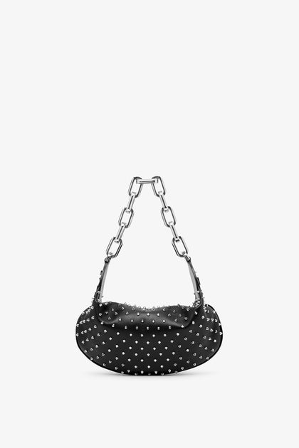 Christian Louboutin | Le 54 black strass shoulder bag | Savannahs