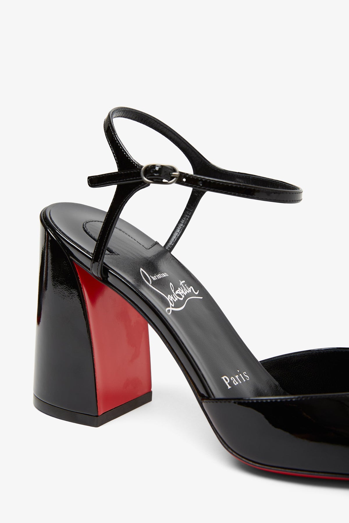 Christian Louboutin | Jane pump 85 black patent pumps | Savannahs