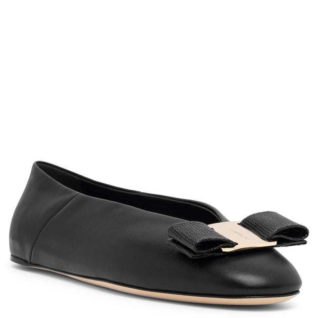 Ferragamo | Vanna black ballerinas | Savannahs