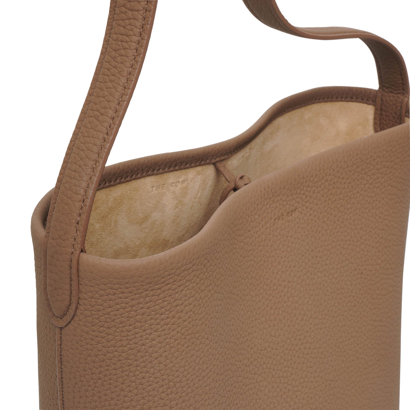 The Row | Medium N/S park taupe matte grain tote bag | Savannahs