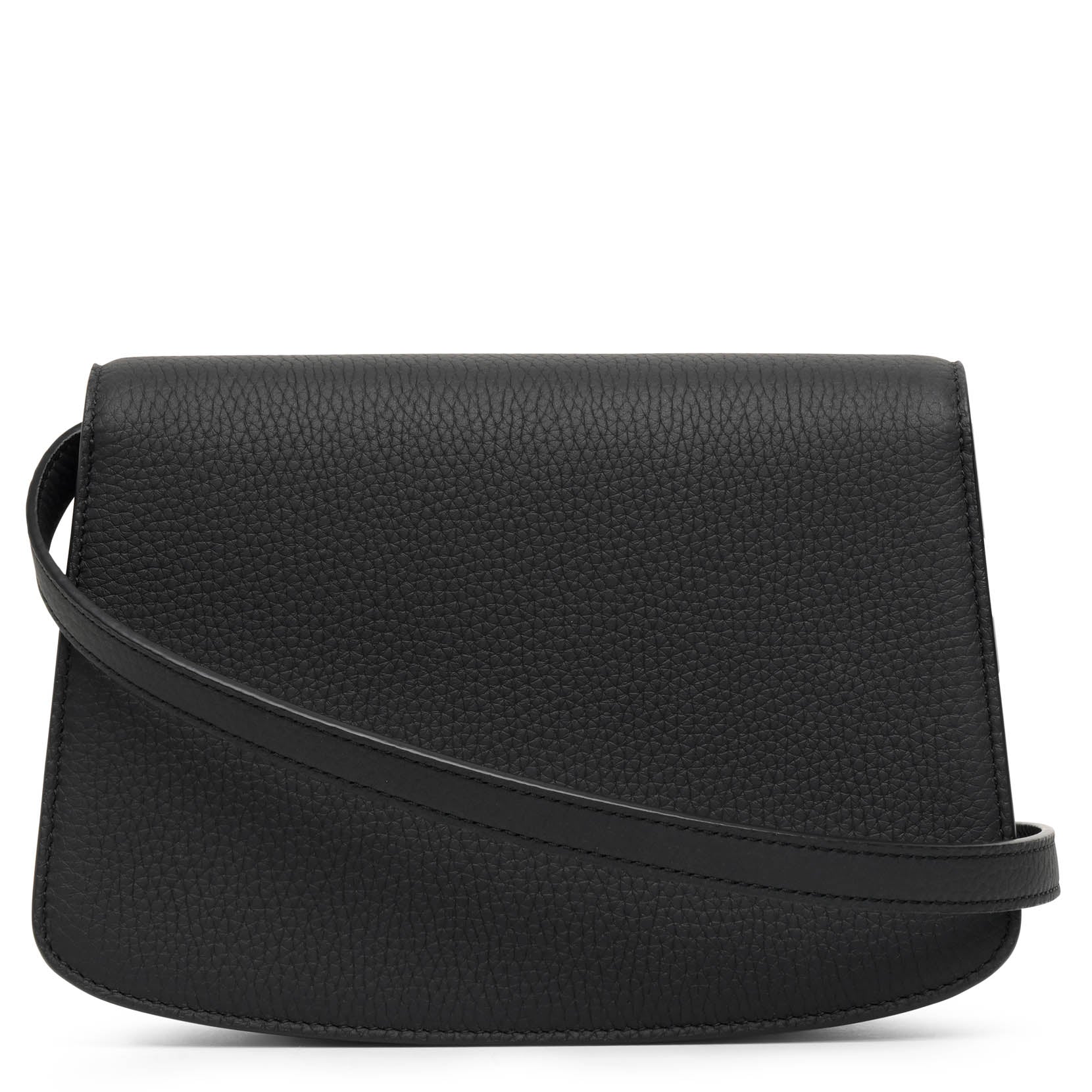 The Row | Sofia 8.75 crossbody black matte grain bag | Savannahs