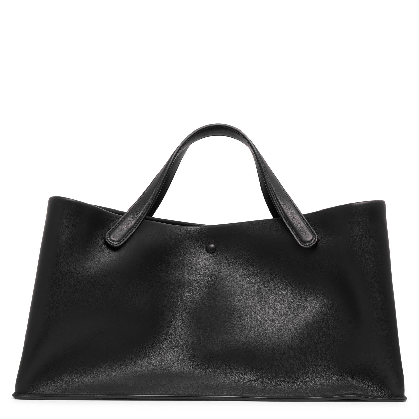The Row | Idaho black leather bag | Savannahs