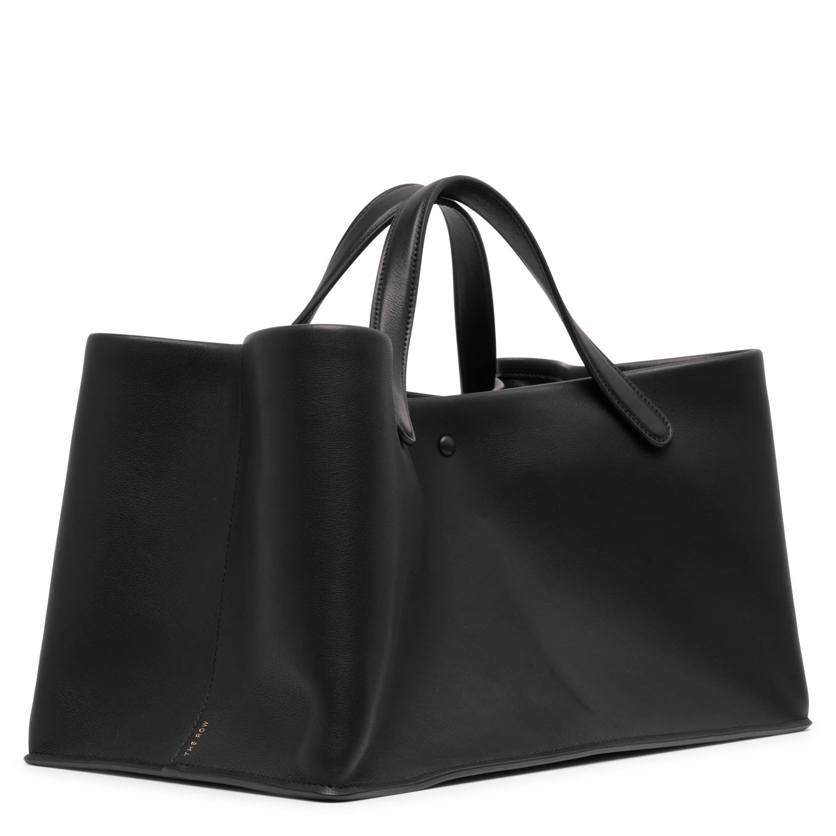 The Row | Idaho black leather bag | Savannahs