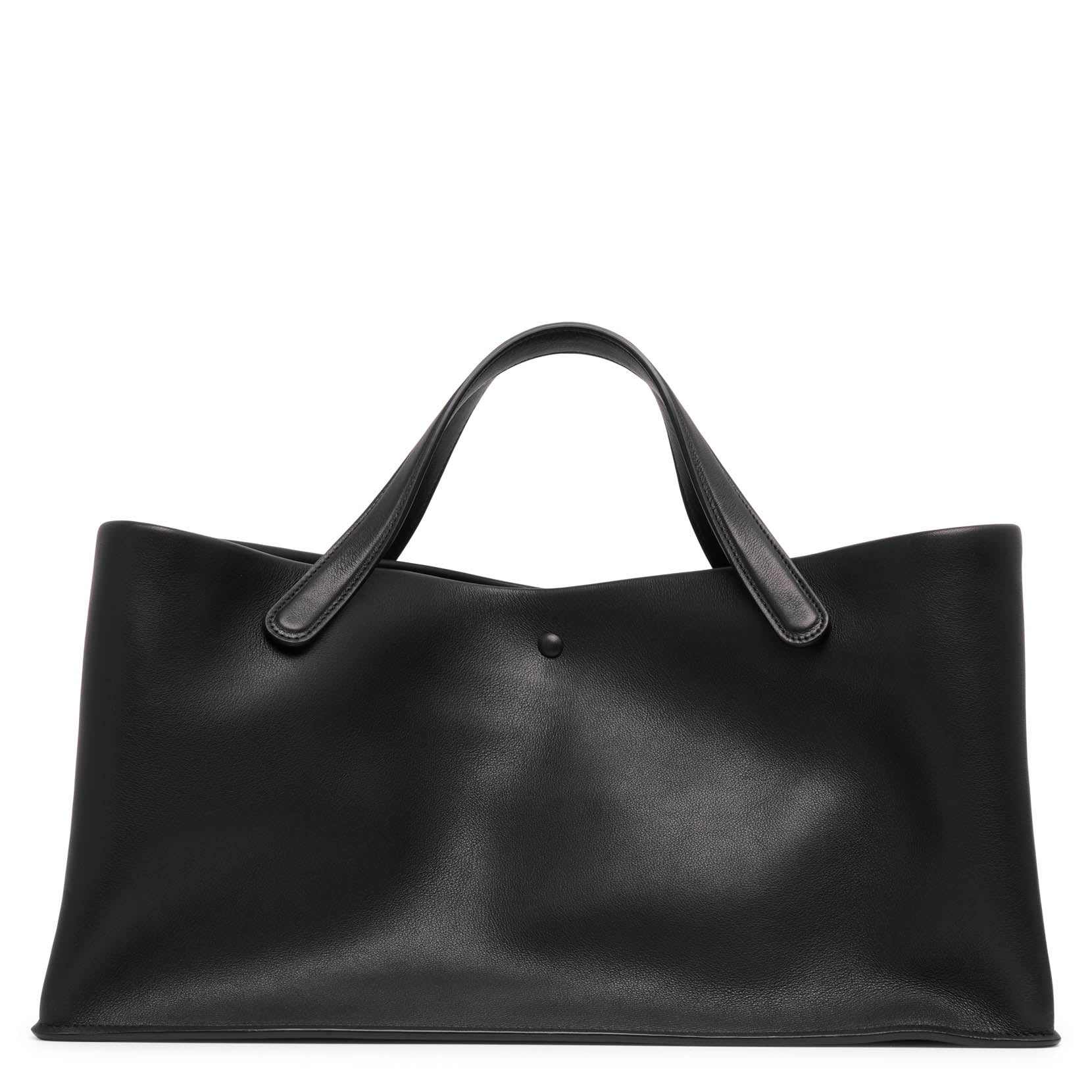 The Row | Idaho black leather bag | Savannahs