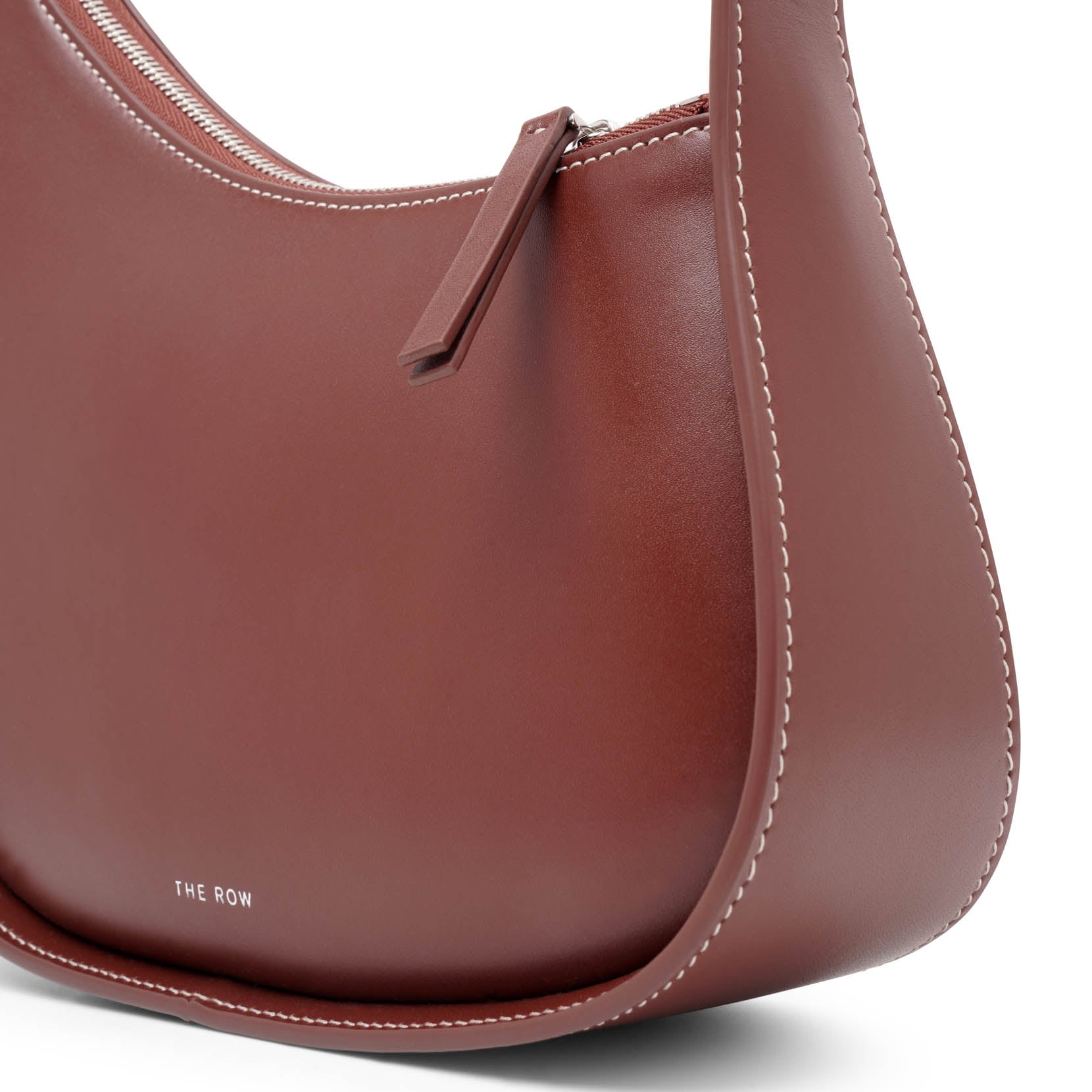 The Row | Half Moon red leather shoulder bag | Savannahs