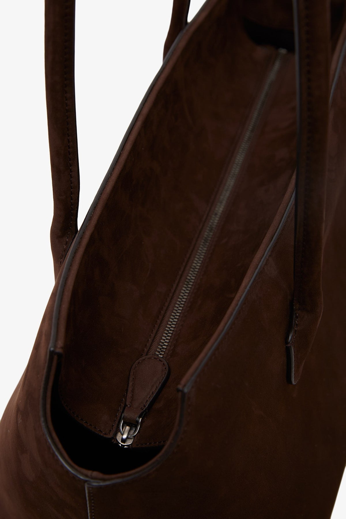 The Row | Terrasse dark brown nubuck bag | Savannahs