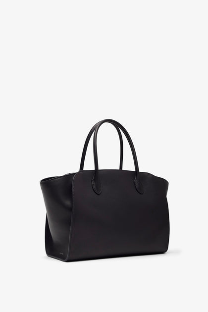 The Row | Marlo 12 black leather bag | Savannahs