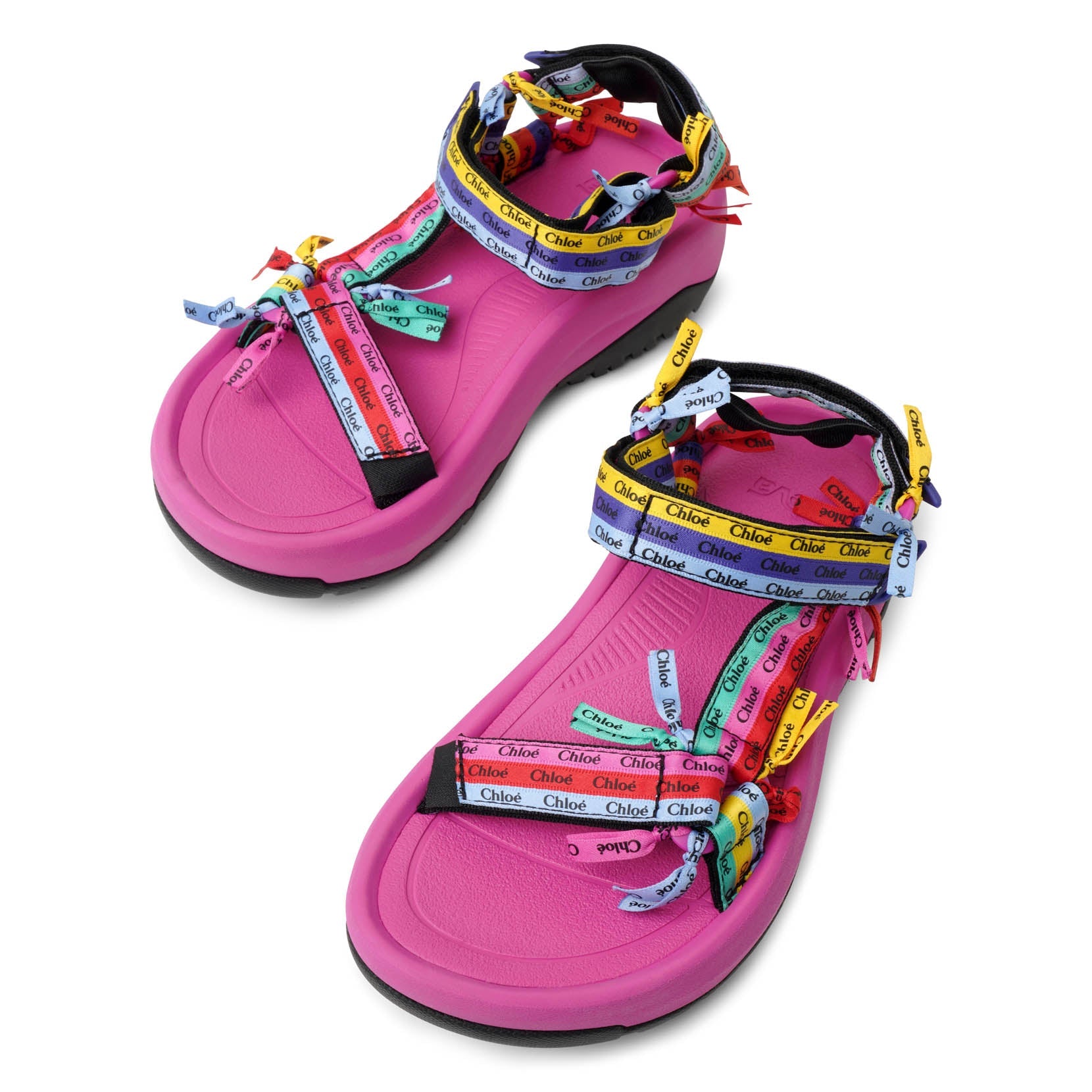 Chloé | Teva pink sandals | Savannahs