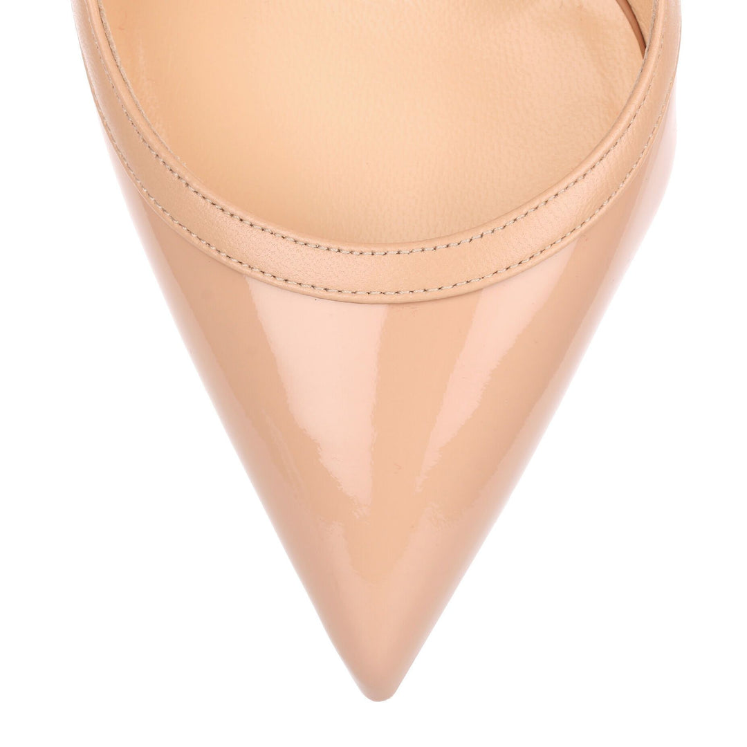 Christian Louboutin | Crissos 100 beige leather pump | Savannahs Christian Louboutin | Crissos 100 beige leather pump | Savannahs