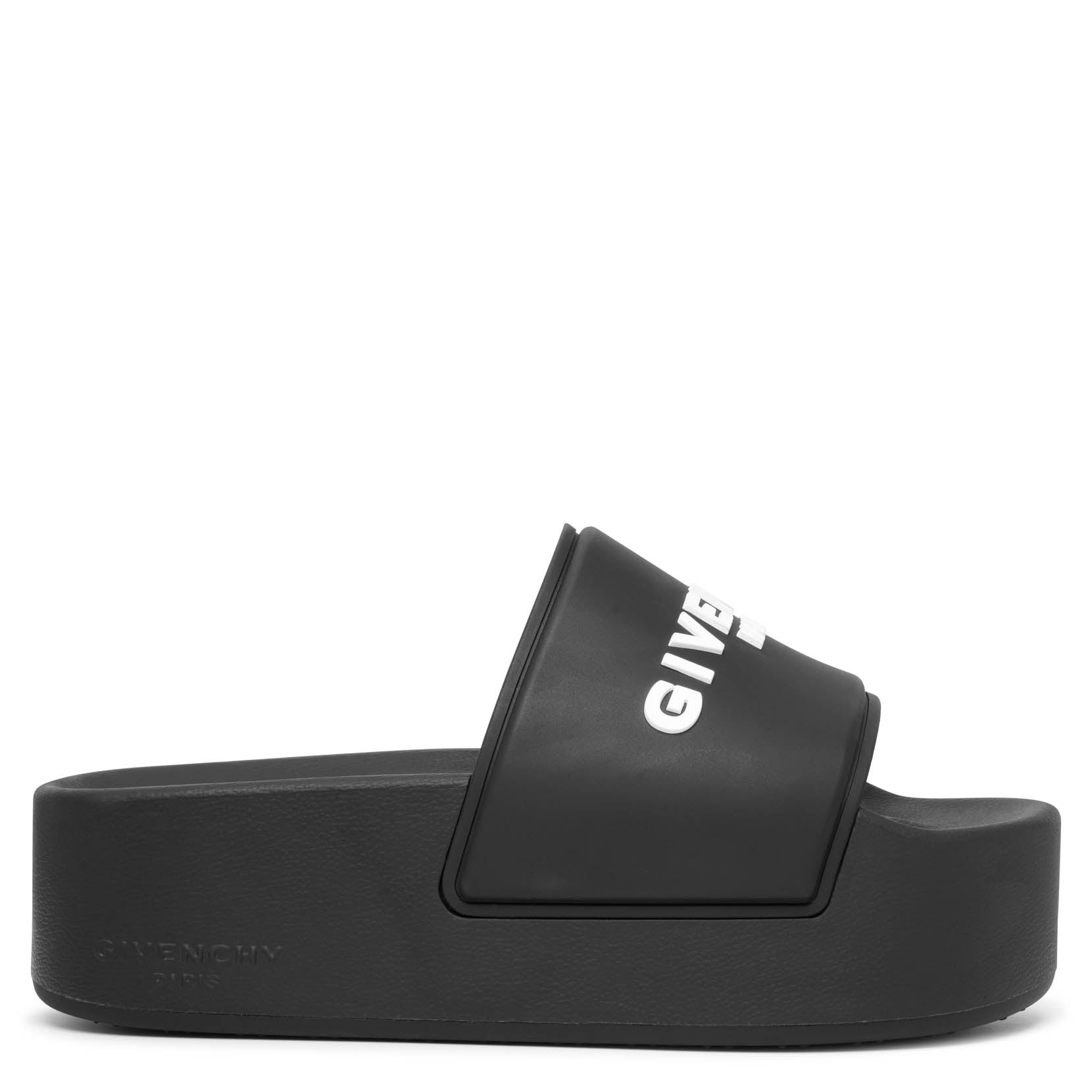 Givenchy | Givenchy Paris black platform slides | Savannahs