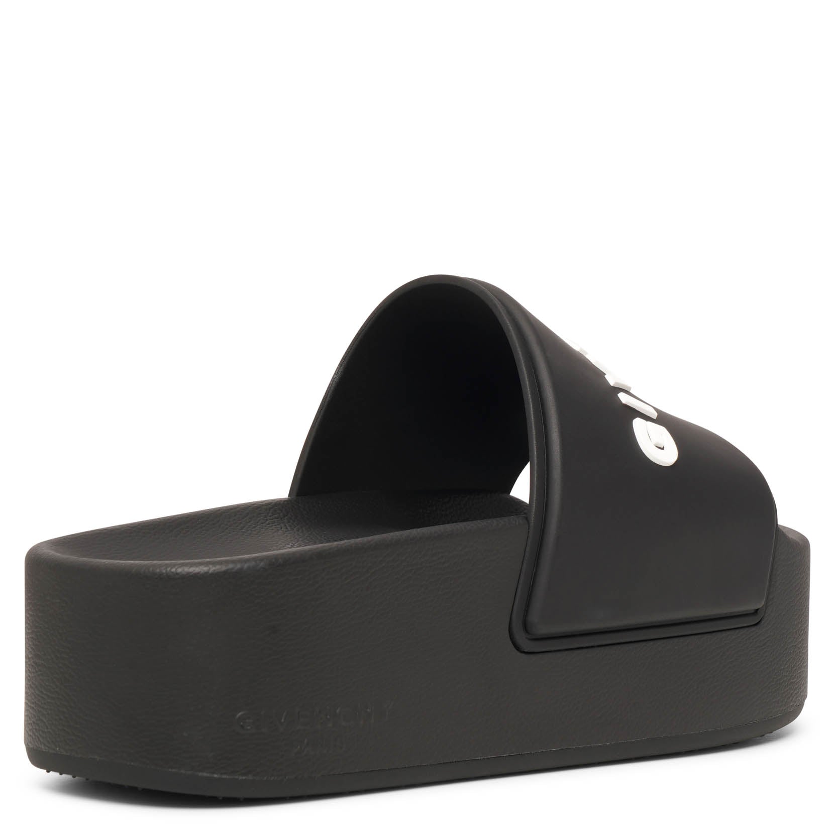 Givenchy | Givenchy Paris black platform slides | Savannahs